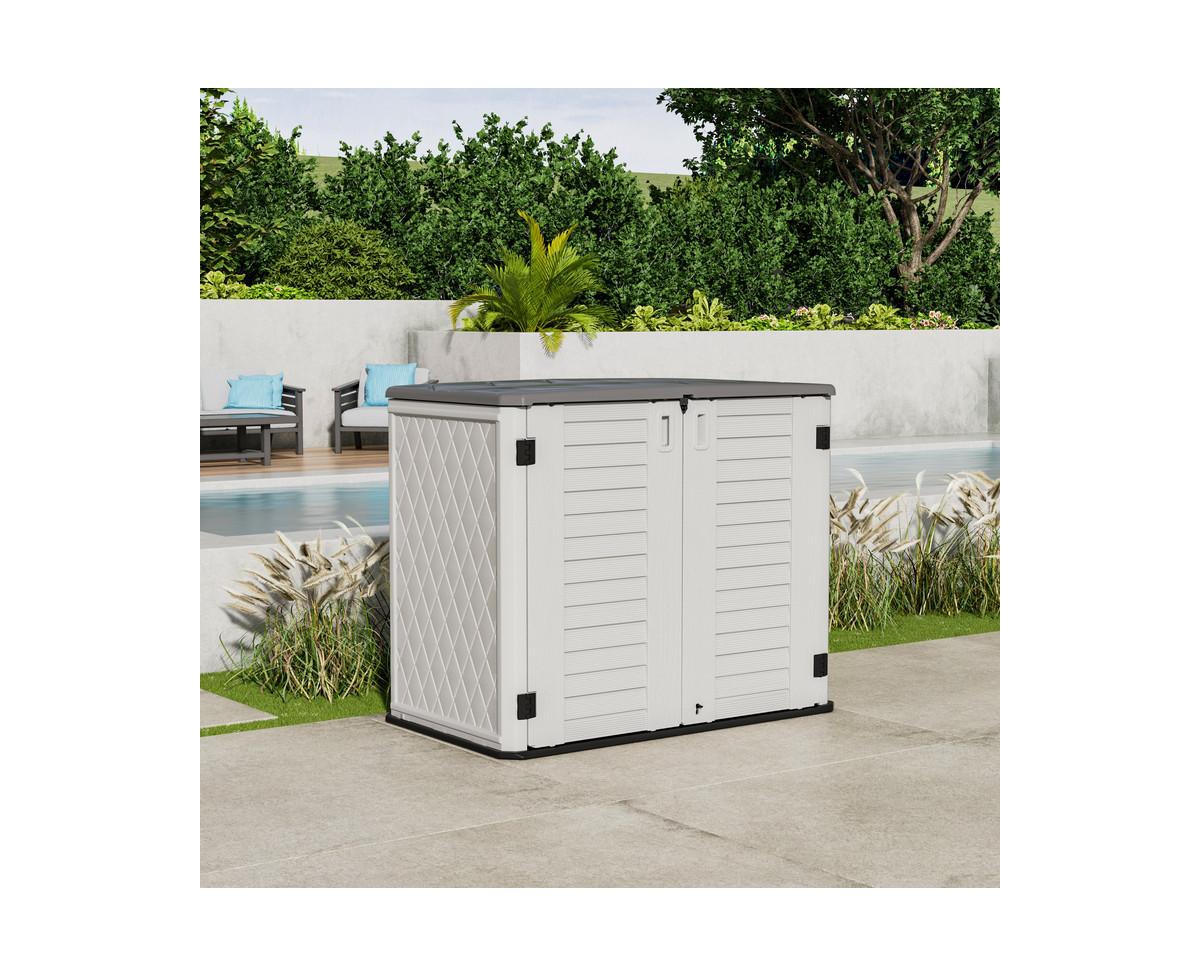 Click here for sumyeg Outdoor Waterproof Storage Shed with Lockab... prices