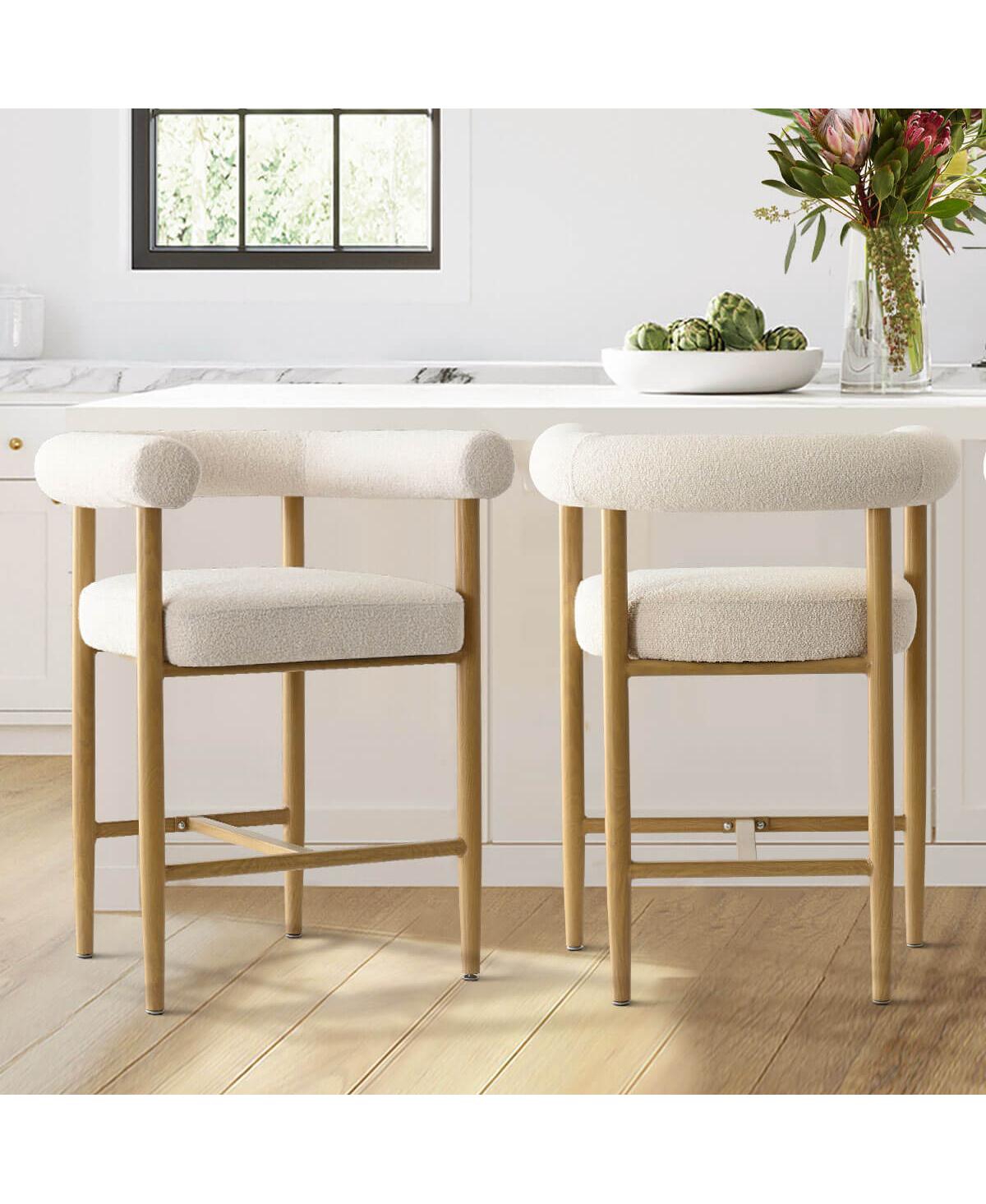 Click here for Maison Boucle 24 Counter Height Bar Stools with Ar... prices