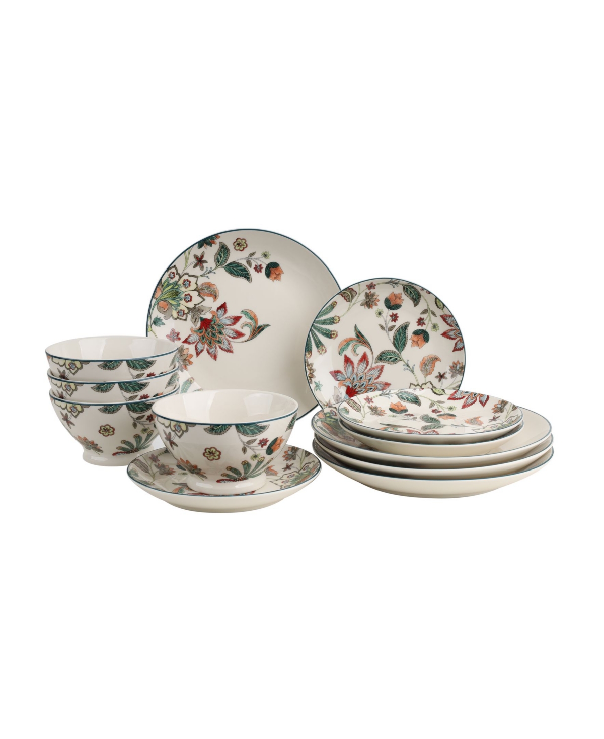 Click here for 222 Fifth Perse 12-Pc. Dinnerware Set  Service for... prices