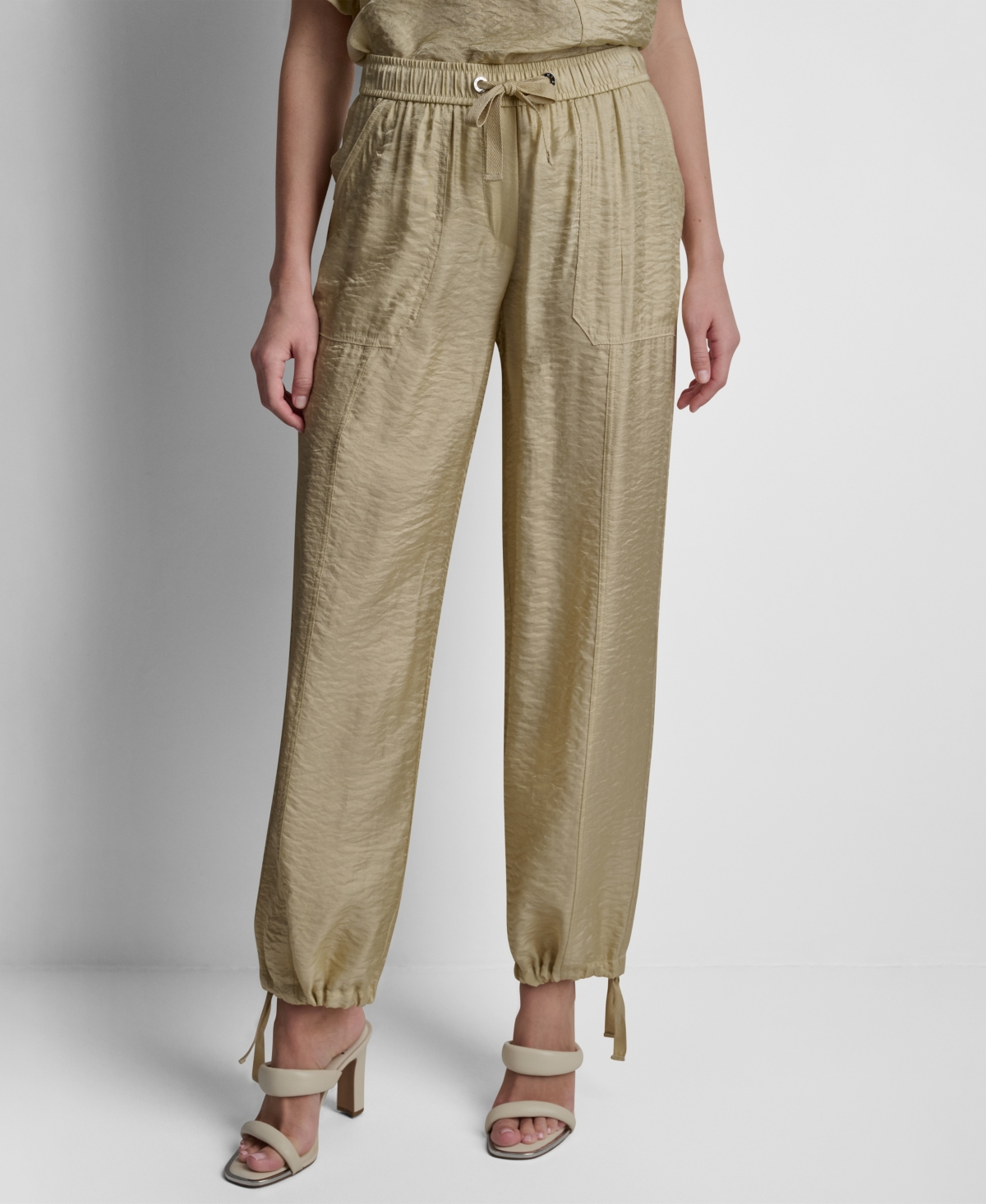 Click here for Dkny Womens Twinkle Tie-Leg Pants - Mojave Desert prices