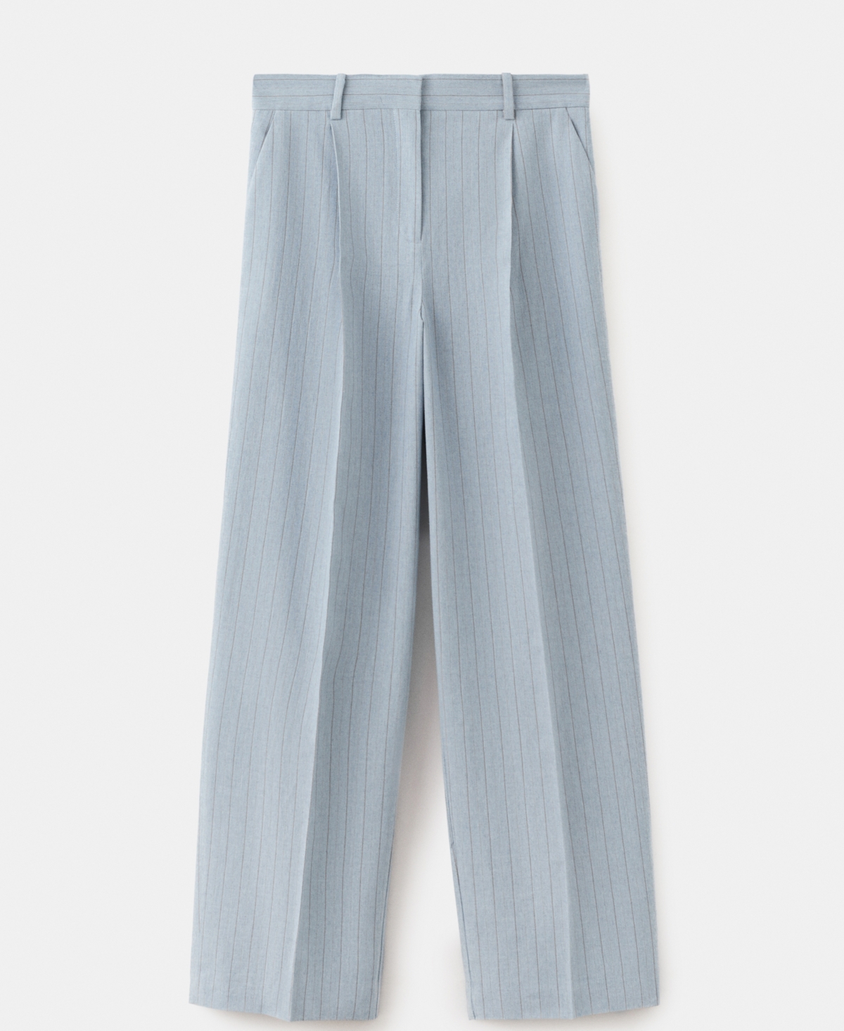 Click here for Mango Womens Pinstripe Suit Pants - Blue prices