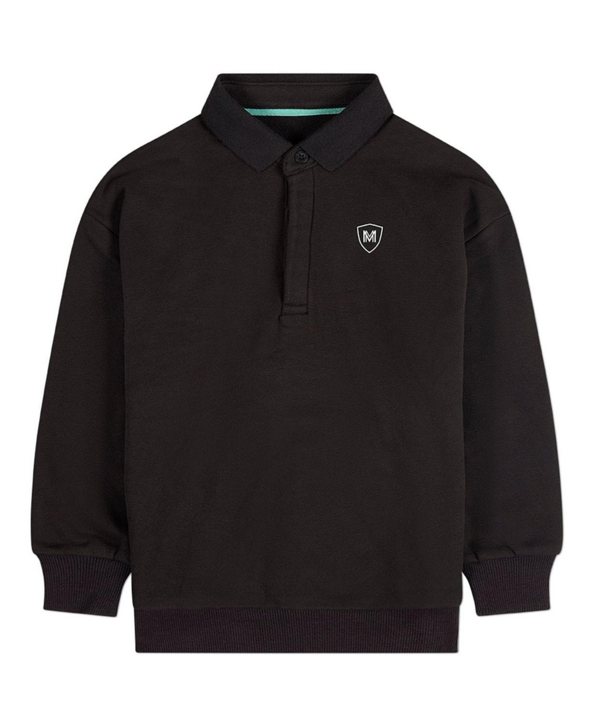 Click here for MeMoi Boys Long-Sleeve Cotton-Rich Fleece Polo Swe... prices