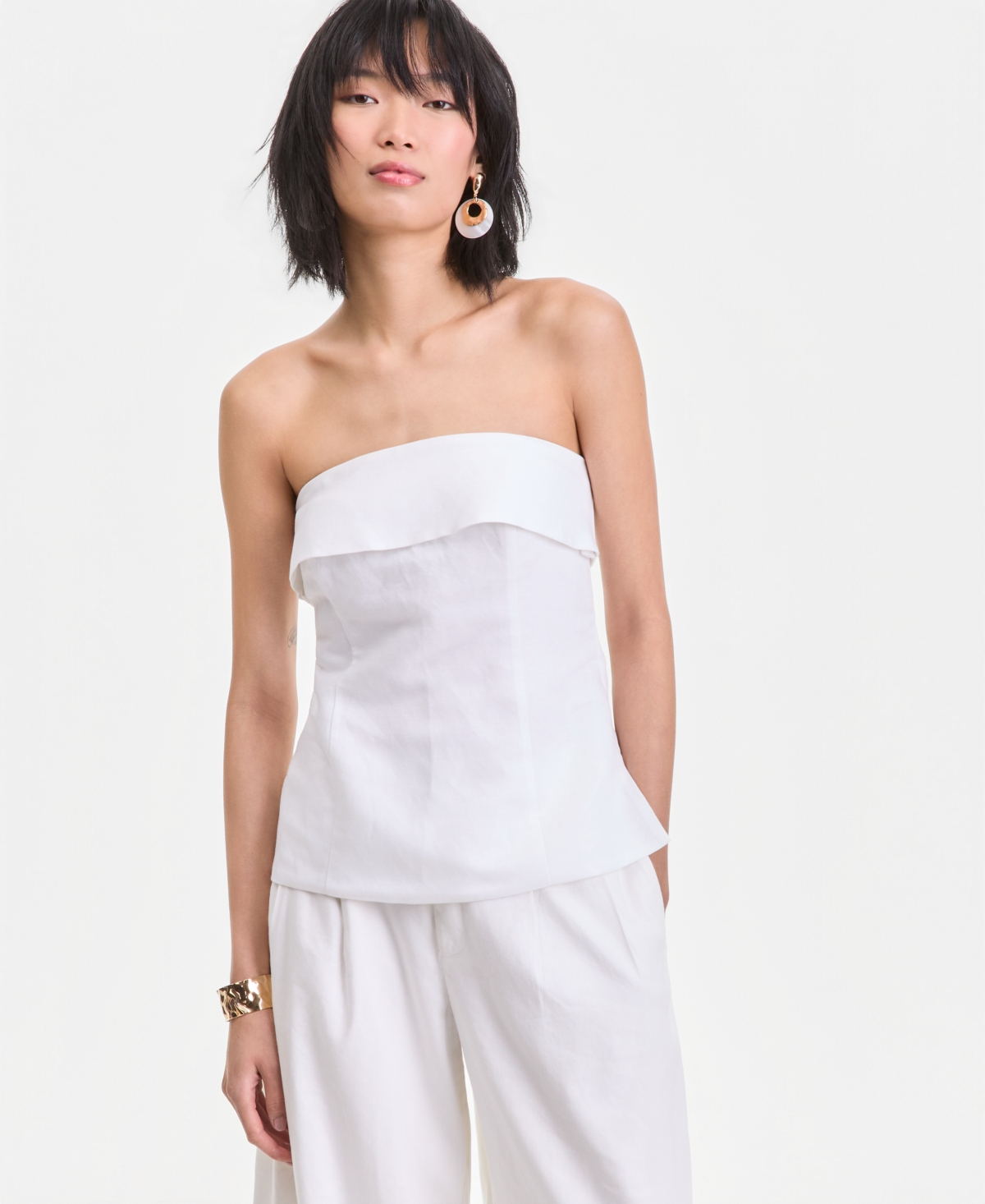 Click here for I.n.c. International Concepts Womens Strapless Lin... prices