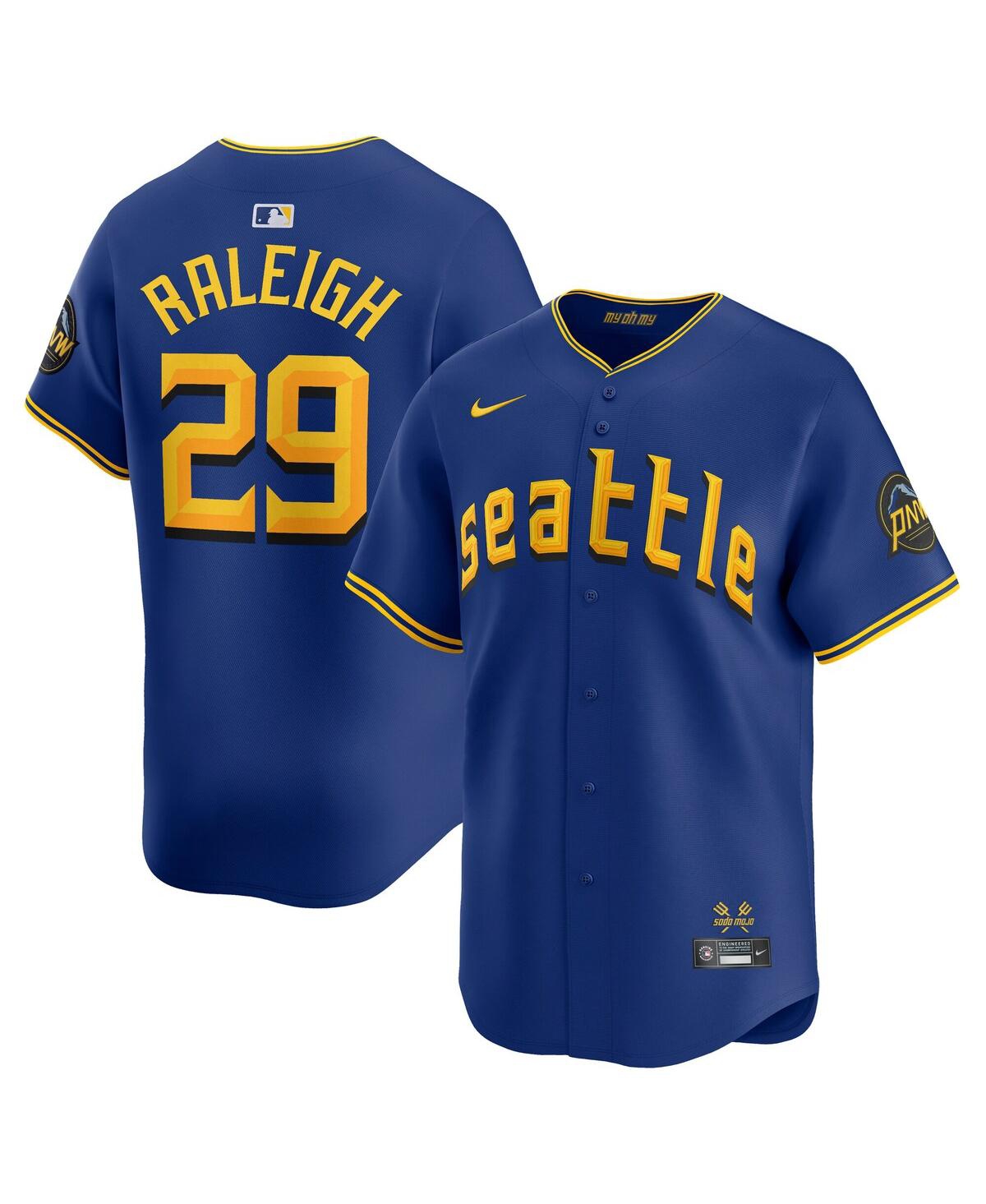 Click here for Nike Mens Cal Raleigh Blue Seattle Mariners City C... prices