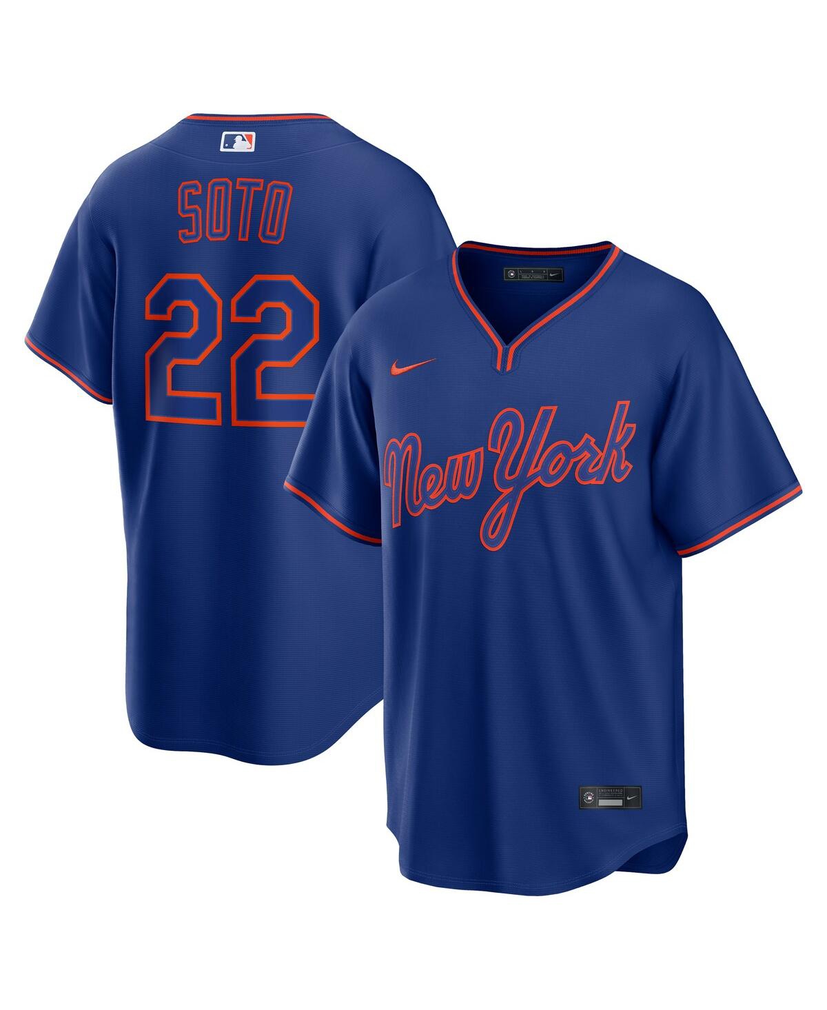 Click here for Nike Mens Juan Soto Royal New York Mets Alternate... prices