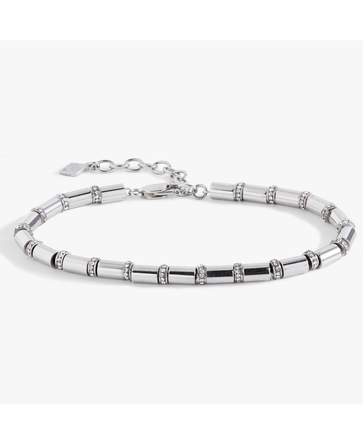 Click here for Alex and Ani Tube Bead and Crystal Chain Bracelet prices