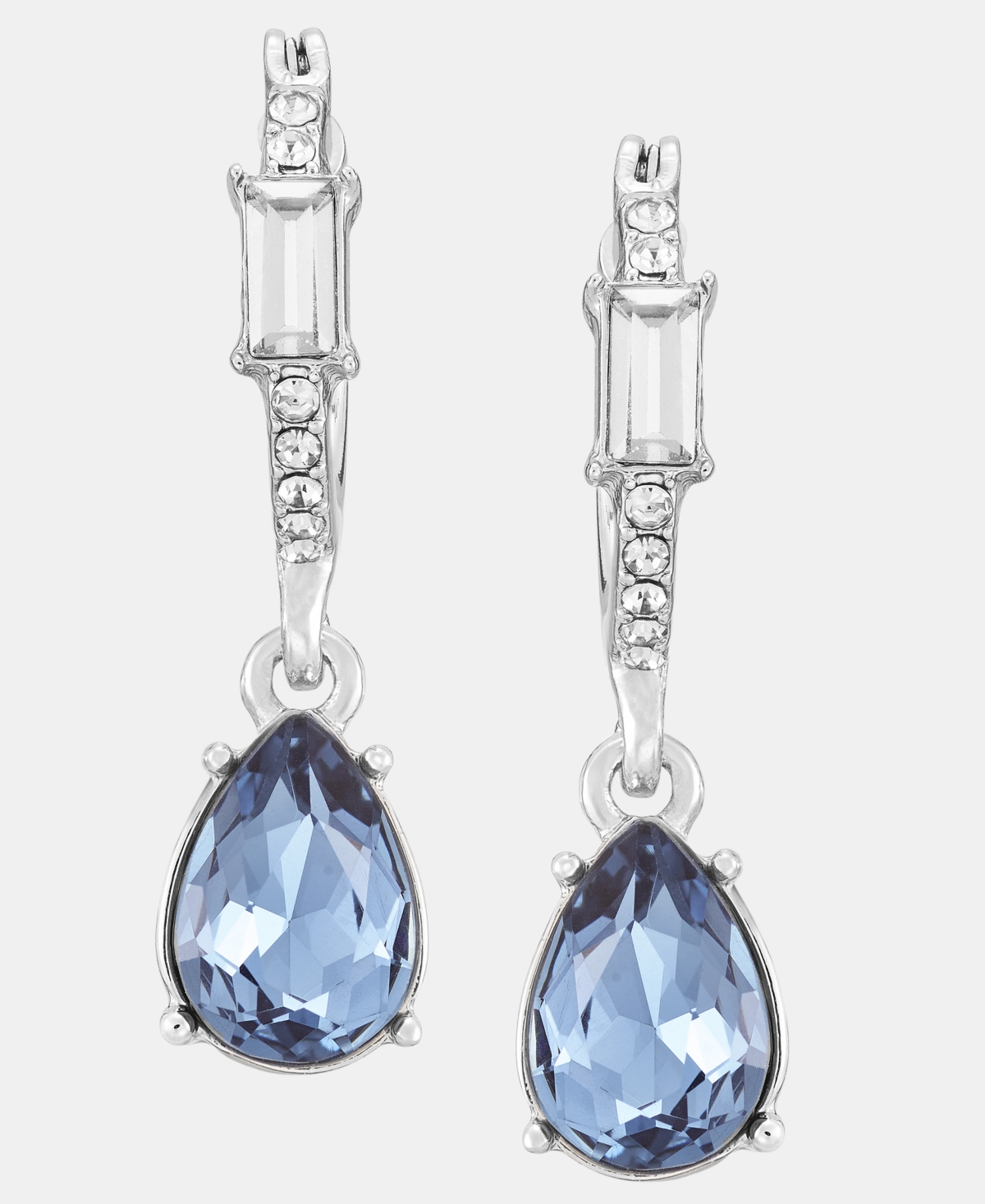 Click here for Givenchy Pear-Shape Crystal Charm Hoop Earrings -... prices
