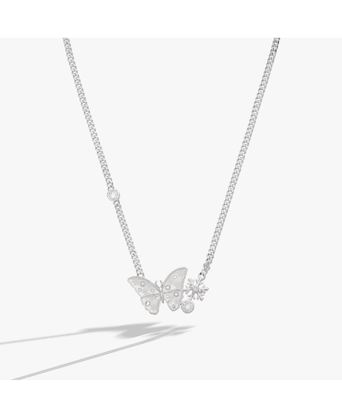 Click here for Alex and Ani Glass Butterfly Inline Necklace prices