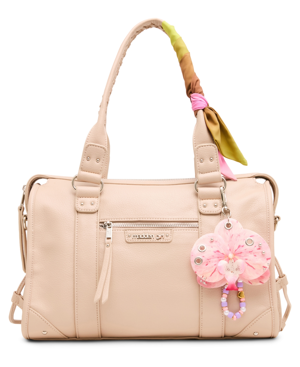 Click here for Madden Girl Vander Medium Scarf Detail Bowler Hand... prices