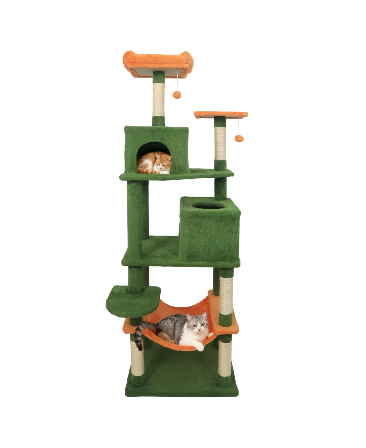 Click here for Cozito Cat Tree 58 inch Modern with Plush Perch an... prices