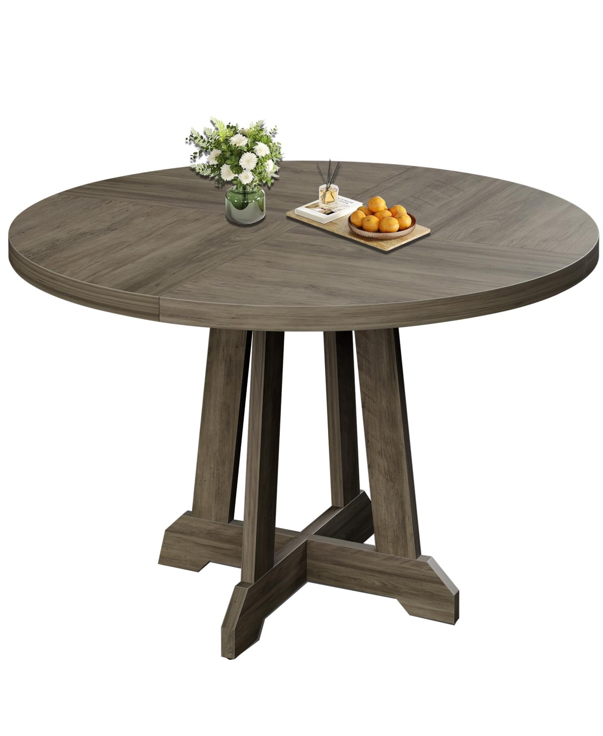 Click here for gaomon 4-6 Person 47 Round Farmhouse Wooden Dining... prices