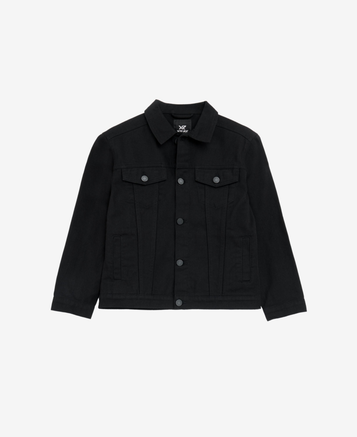 Click here for Xray Boys Trucker Denim Jacket - Plain black prices