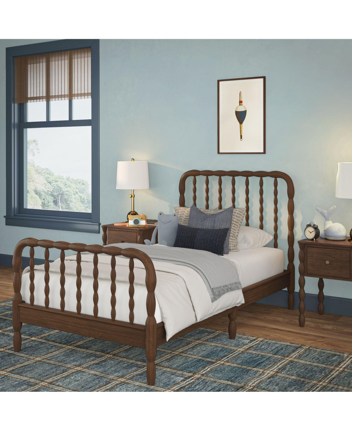 Click here for Max & Lily Jenny Lind Twin Bed - Walnut prices