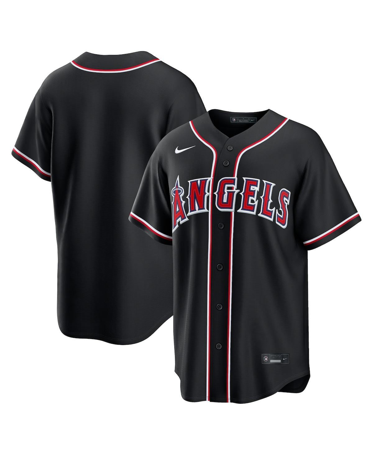 Click here for Nike Mens Black Los Angeles Angels 2026 Replica Fa... prices