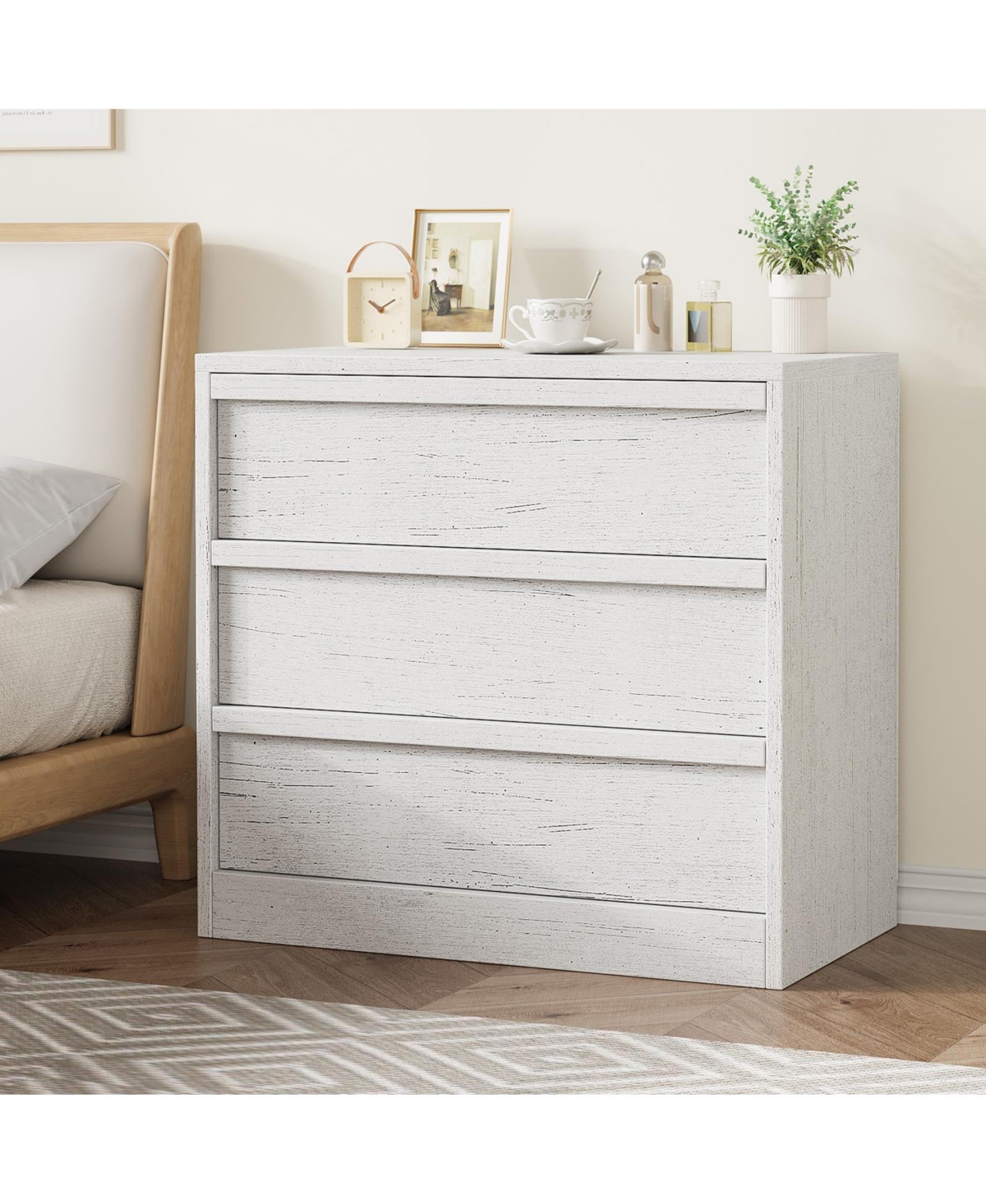 Click here for gaomon 3 Drawer Dresser Nightstand  Modern Small C... prices