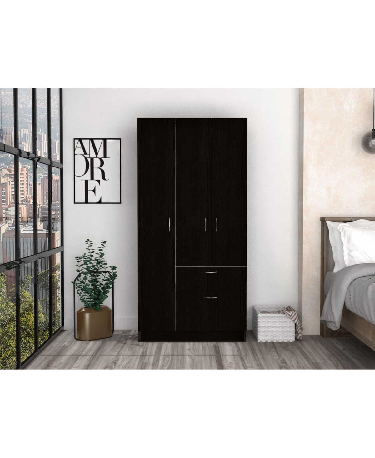 Click here for flynama Primavera Armoire with Double Door Cabinet... prices