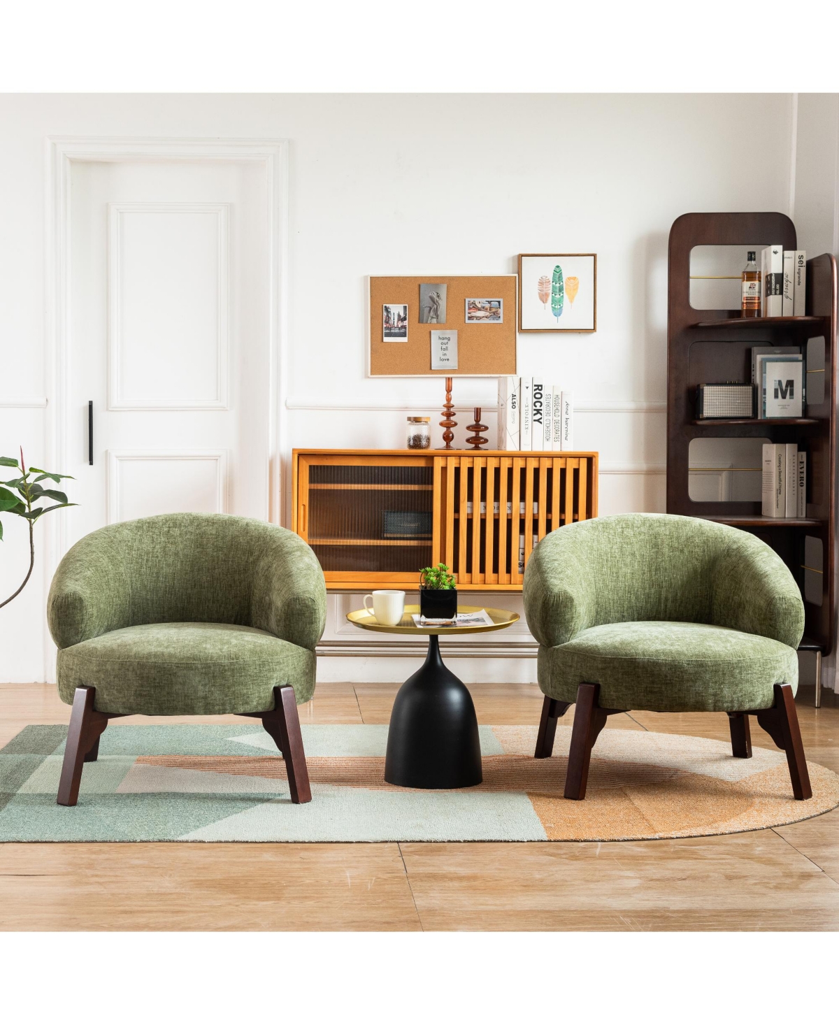 Click here for Dyhome 25.98 Upholstered Fabric Accent Chairs Armc... prices