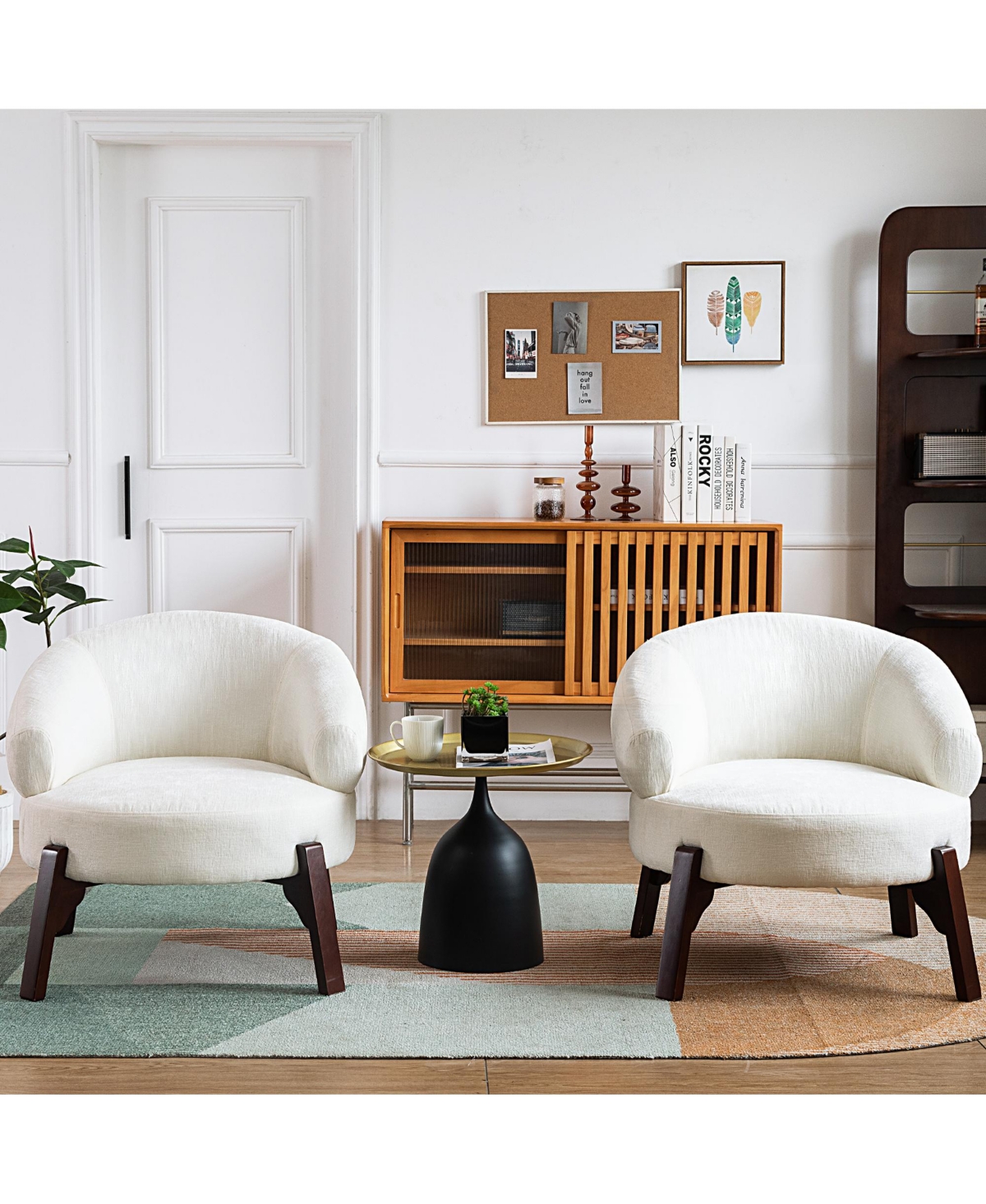 Click here for Dyhome 25.98 Upholstered Fabric Accent Chairs Armc... prices