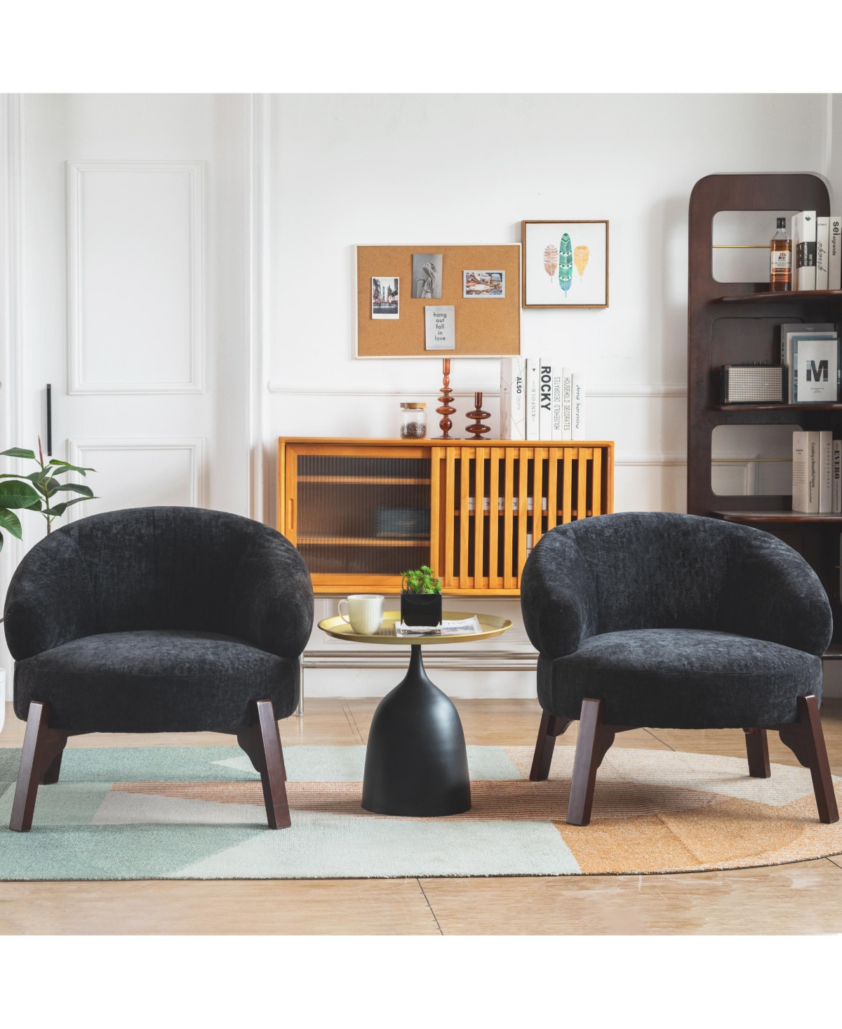 Click here for Dyhome 25.98 Upholstered Fabric Accent Chairs Armc... prices