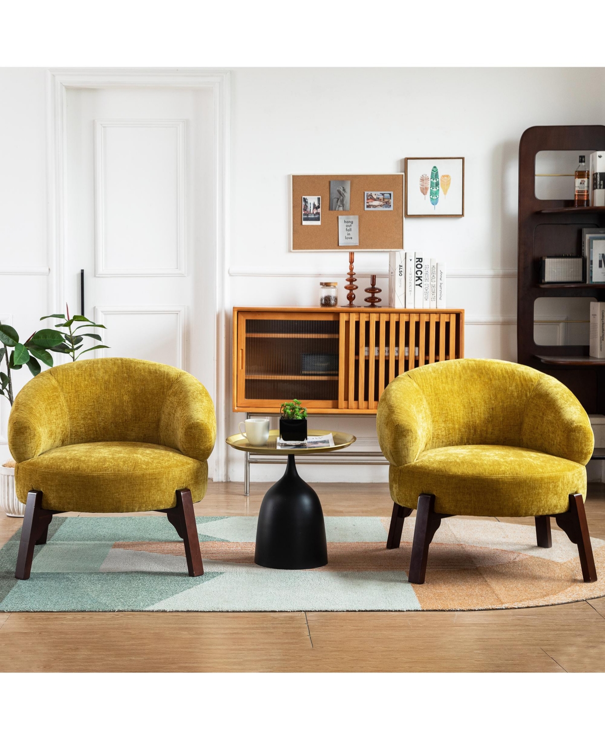 Click here for Dyhome 25.98 Upholstered Fabric Accent Chairs Armc... prices