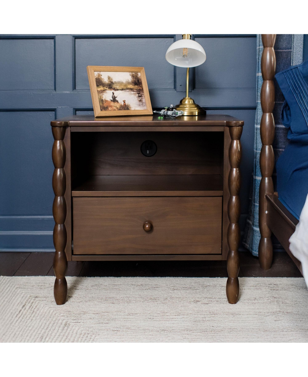 Click here for Max & Lily Jenny Lind Cubby Nightstand with 1 Draw... prices