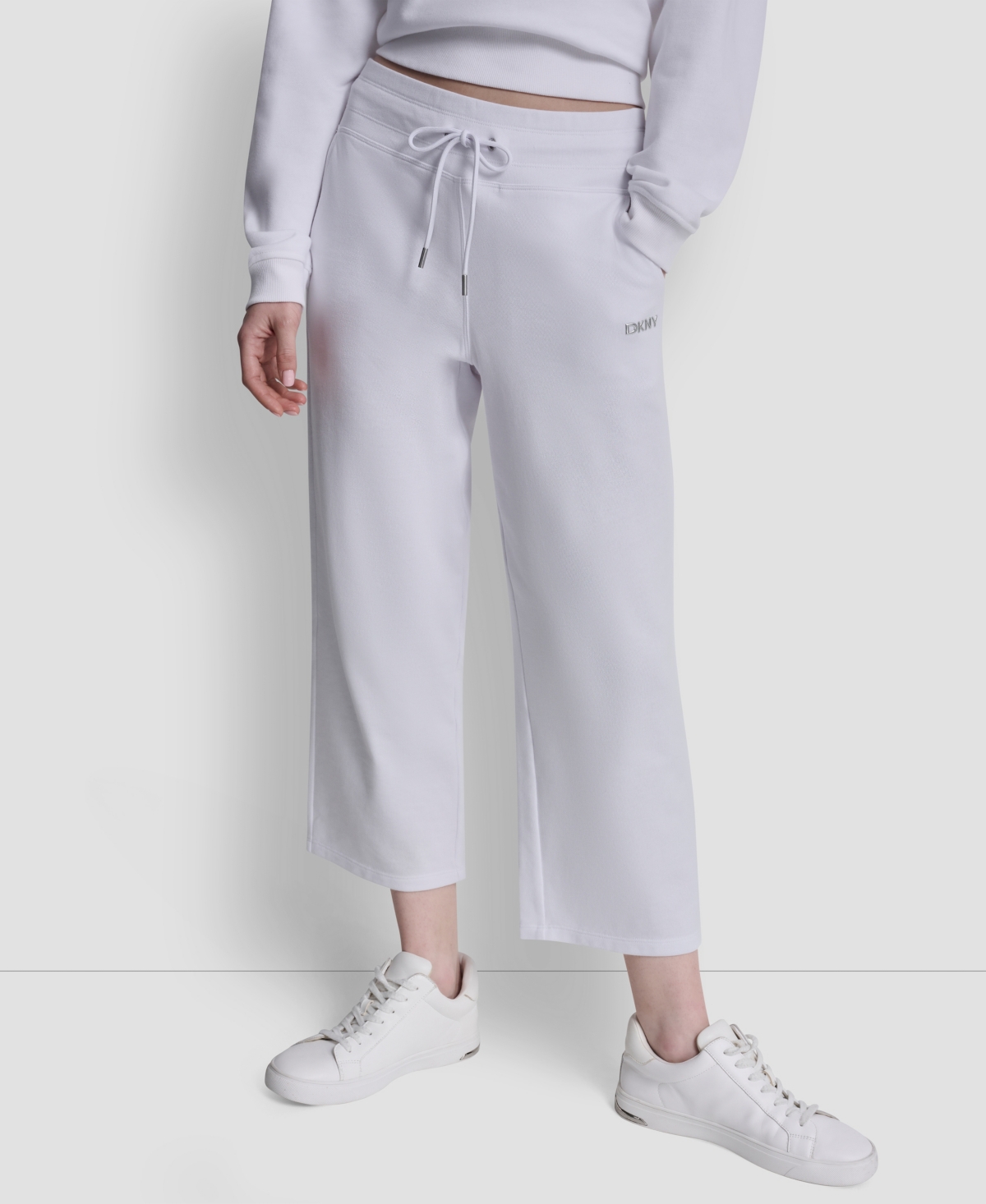 Click here for Dkny Sport Womens Metallic Bubble Logo Crop Pants... prices