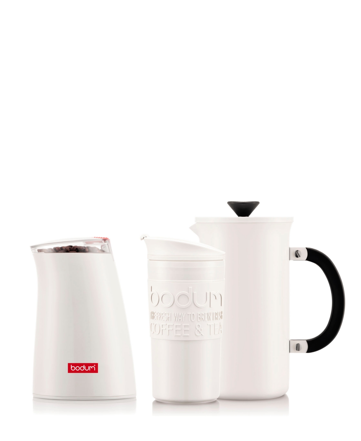 Click here for Bodum Tribute 3-Piece Coffee Set - White prices