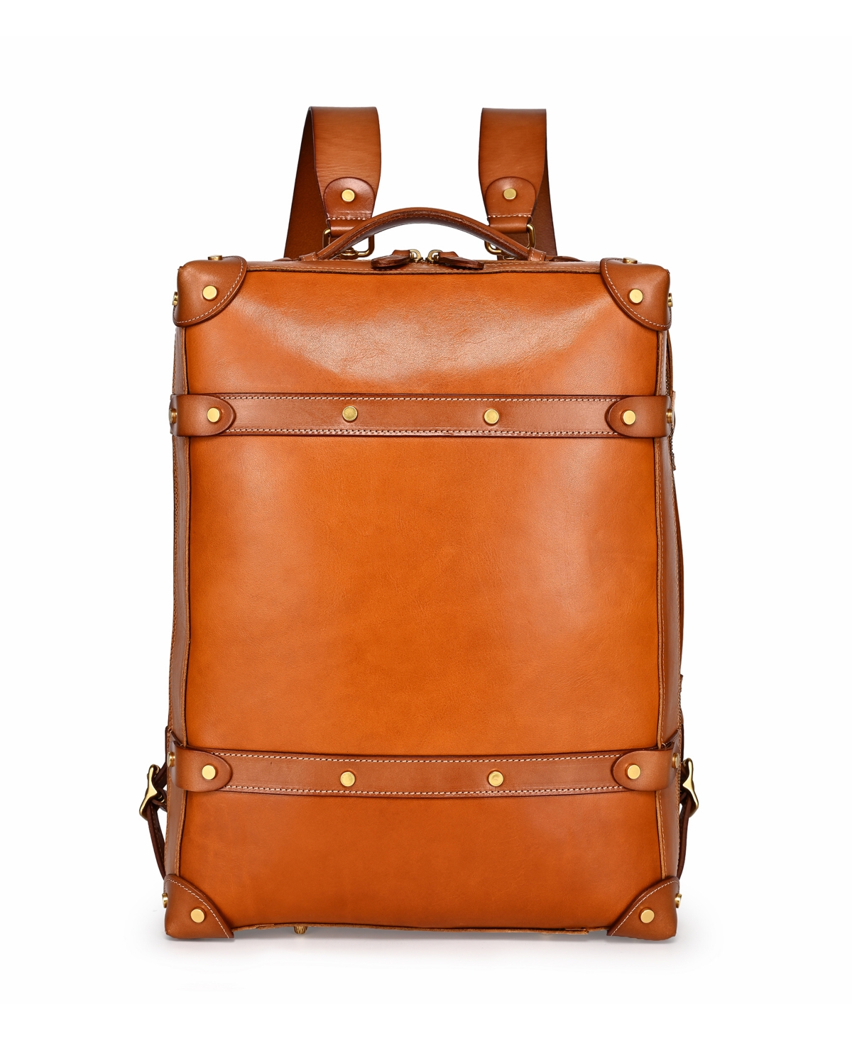 Click here for Old Trend Speedwell Medium Leather Trunk Backpack... prices
