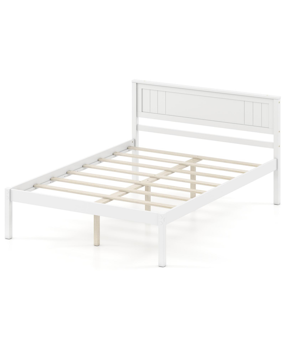 Click here for Slickblue Wooden Platform Bed Frame with Headboard... prices