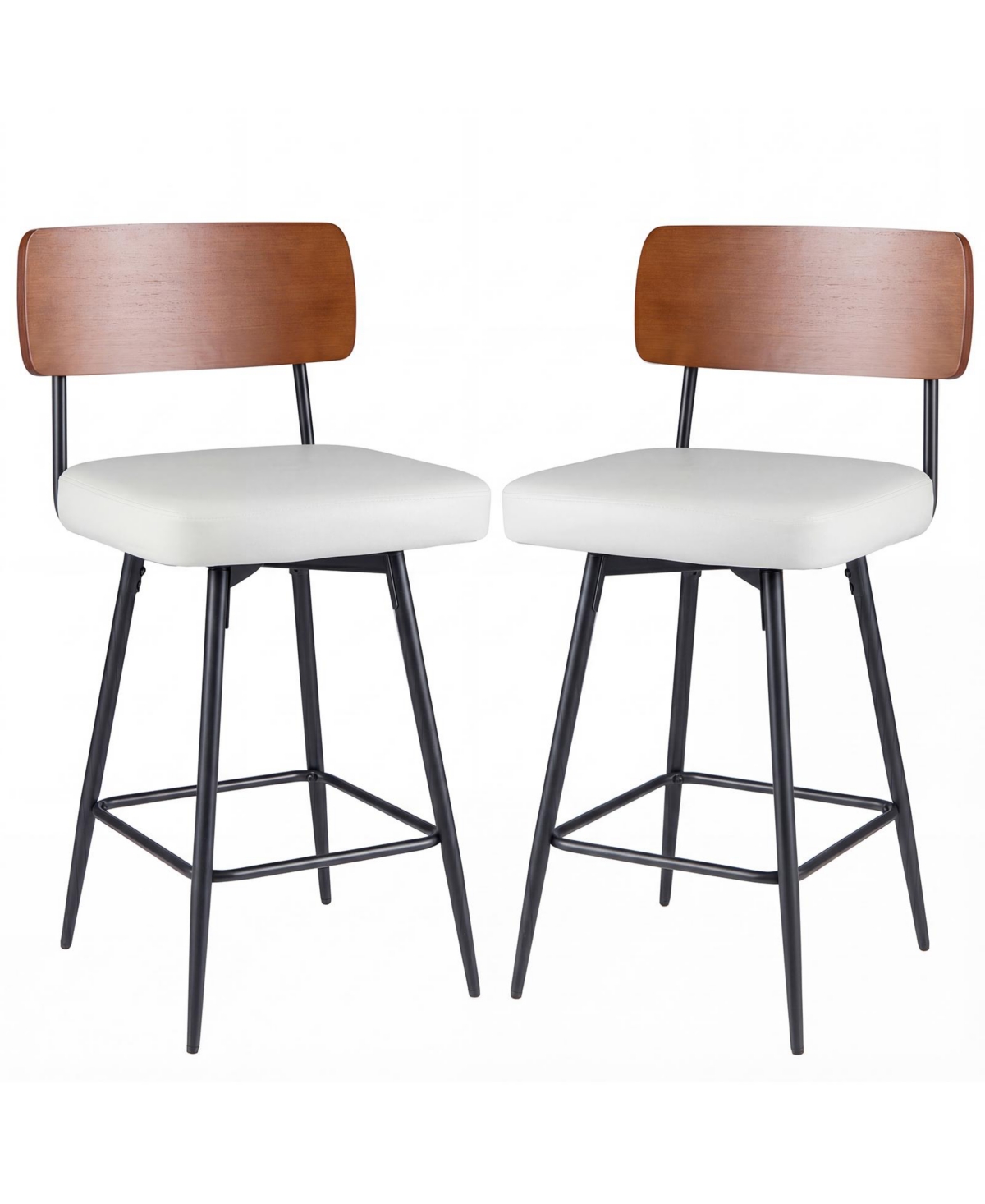 Click here for Slickblue Set of 2 Counter Height Bar Stools with... prices
