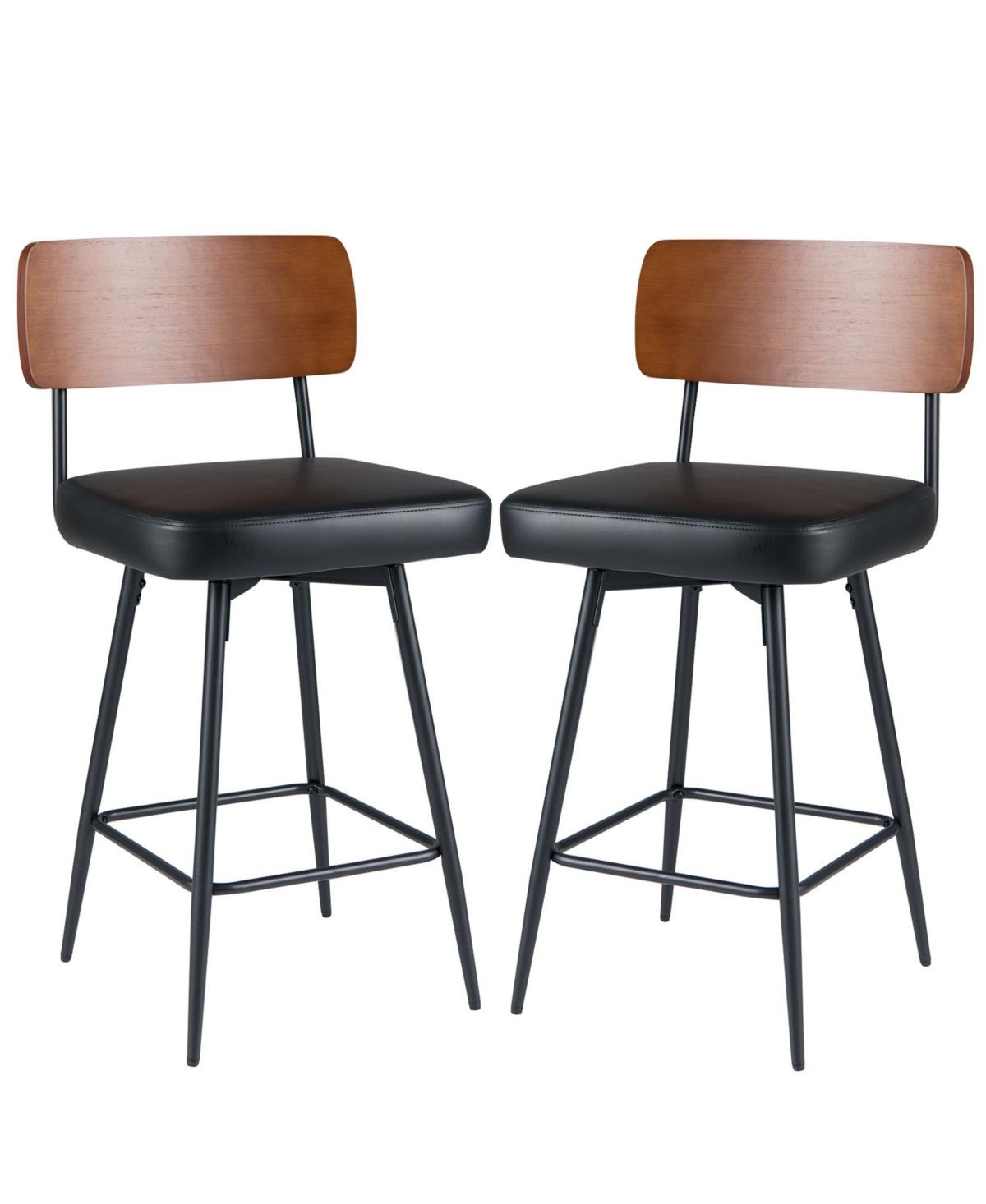 Click here for Slickblue Set of 2 Counter Height Bar Stools with... prices
