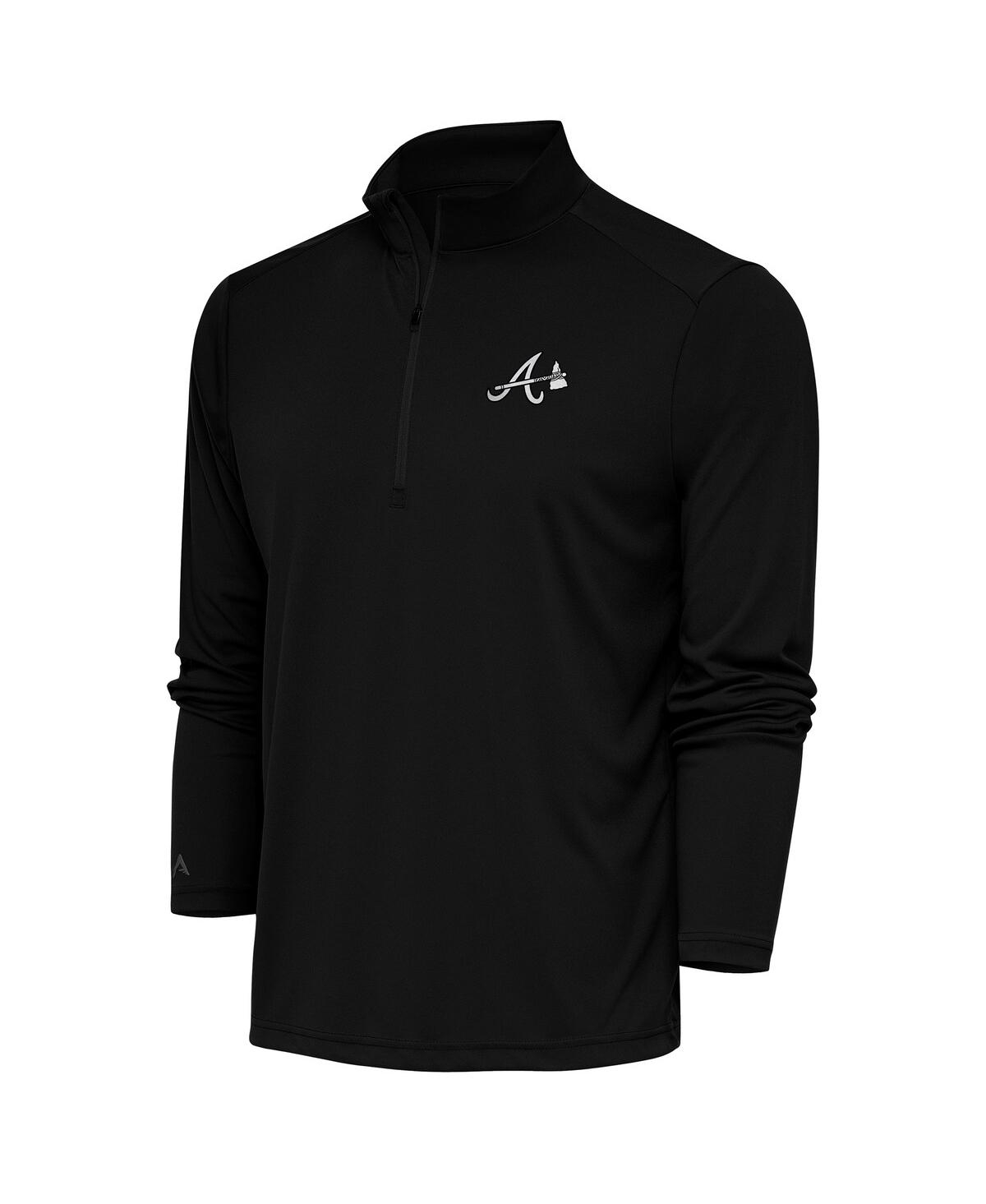 Click here for Antigua Mens Black Atlanta Braves Metallic Tribute... prices
