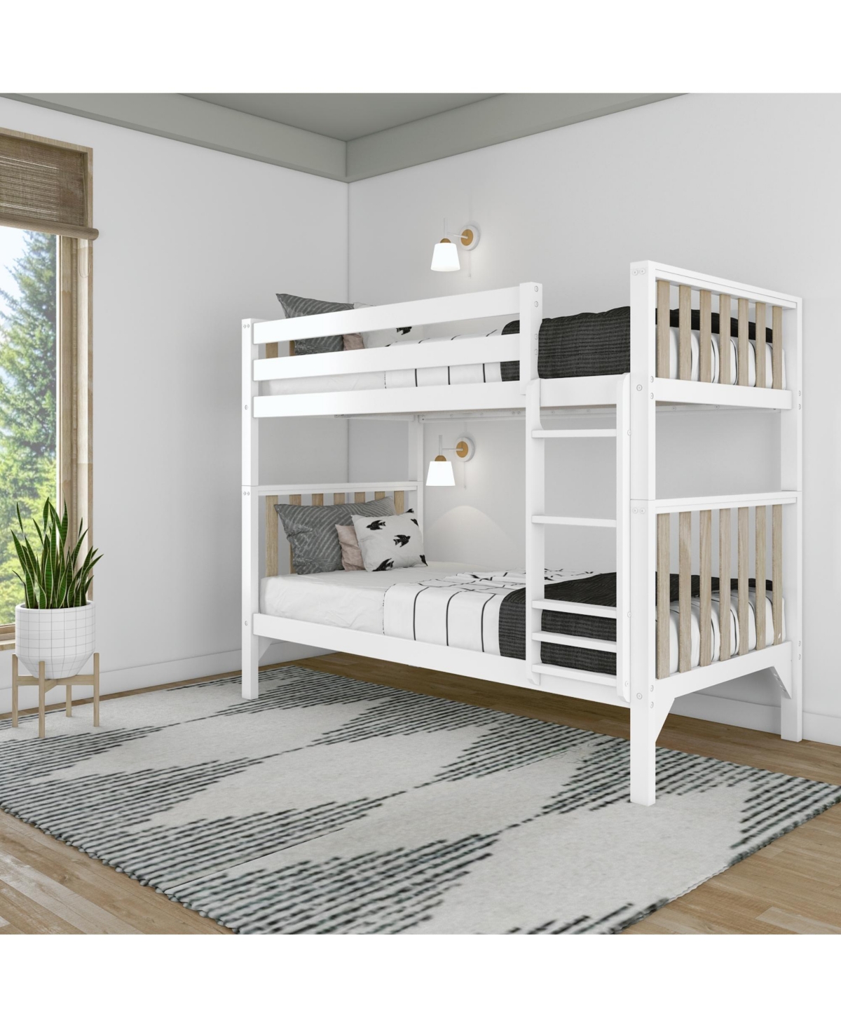 Click here for Max and Lily Bunk Bed  Scandinavian Solid Wood Twi... prices