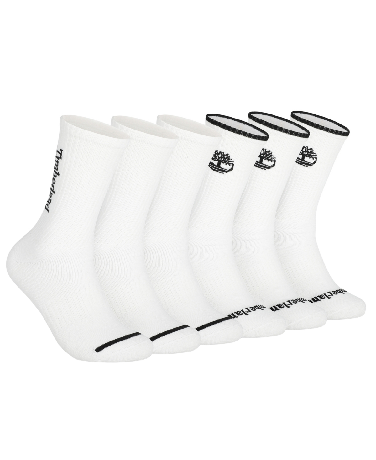 Click here for Timberland Mens 6-Pack Millboro Tree Logo Crew Soc... prices