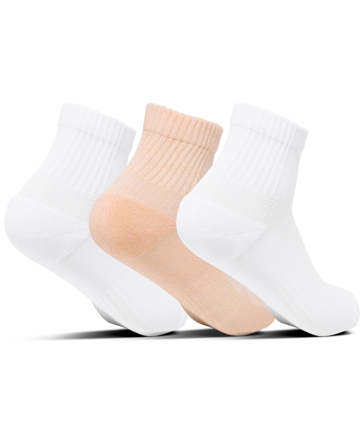 Click here for Sof Sole Womens 3-Pack Ribbed Quarter Socks from F... prices