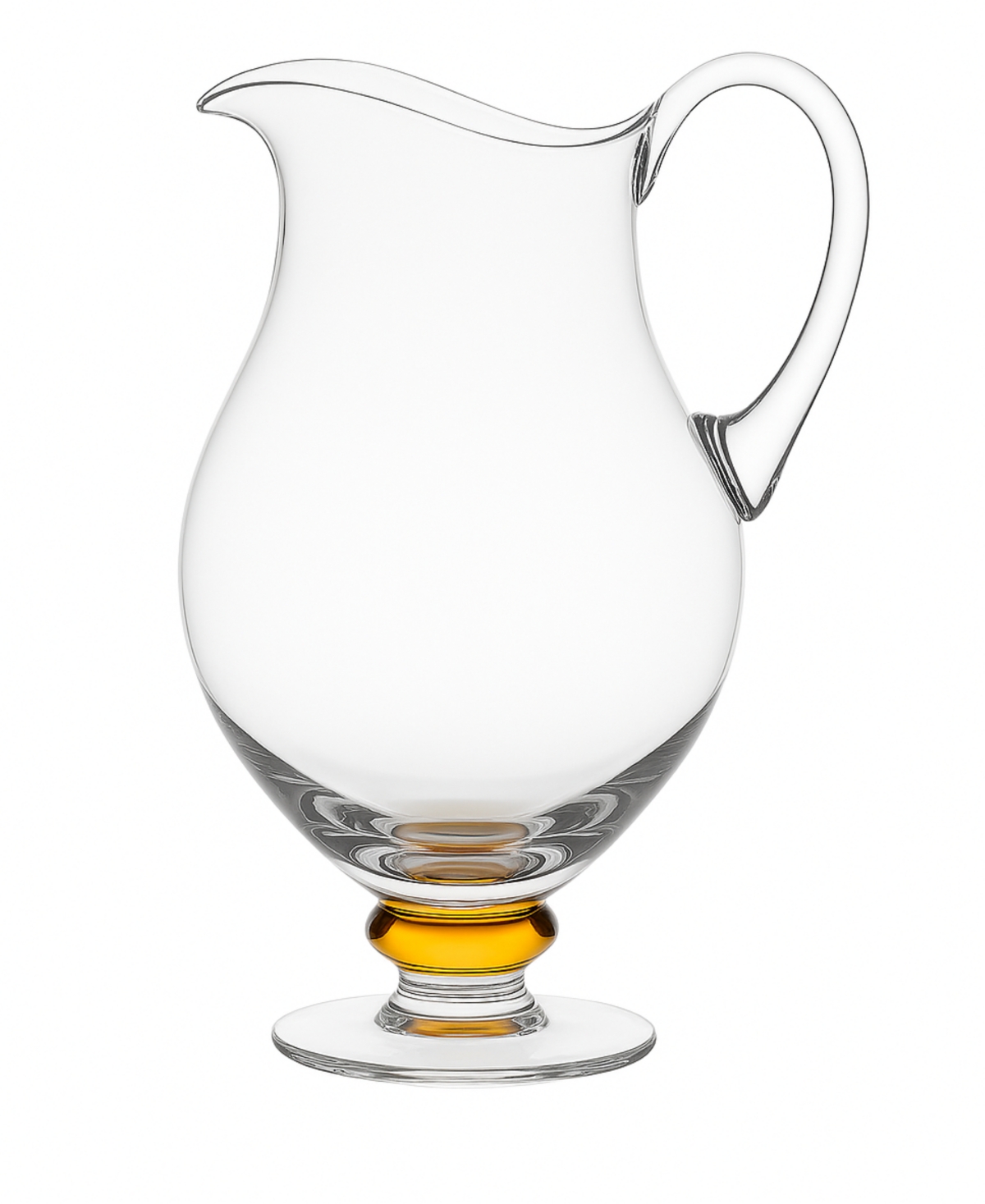 Click here for Classic Touch 50.72 oz. Glass Pitcher - Amber prices