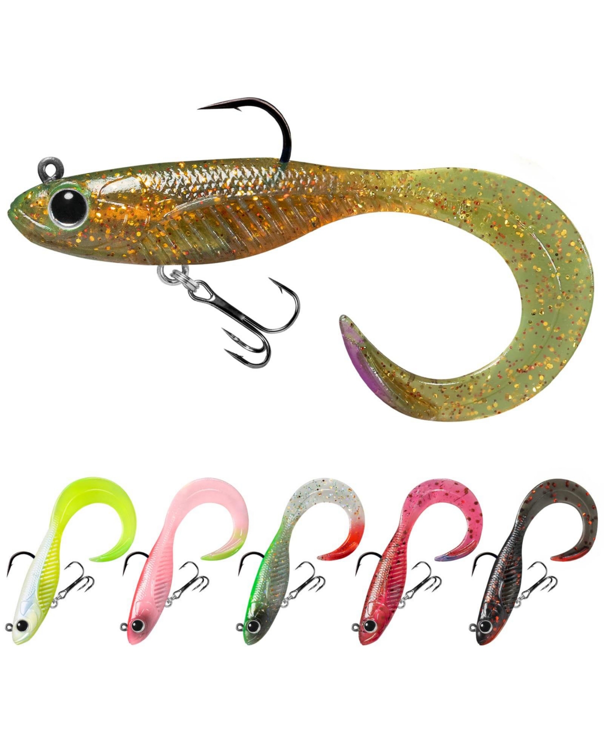 Click here for Gnuadz Easy Catch Pre-rigged Soft Tpe Swimbaits Ba... prices
