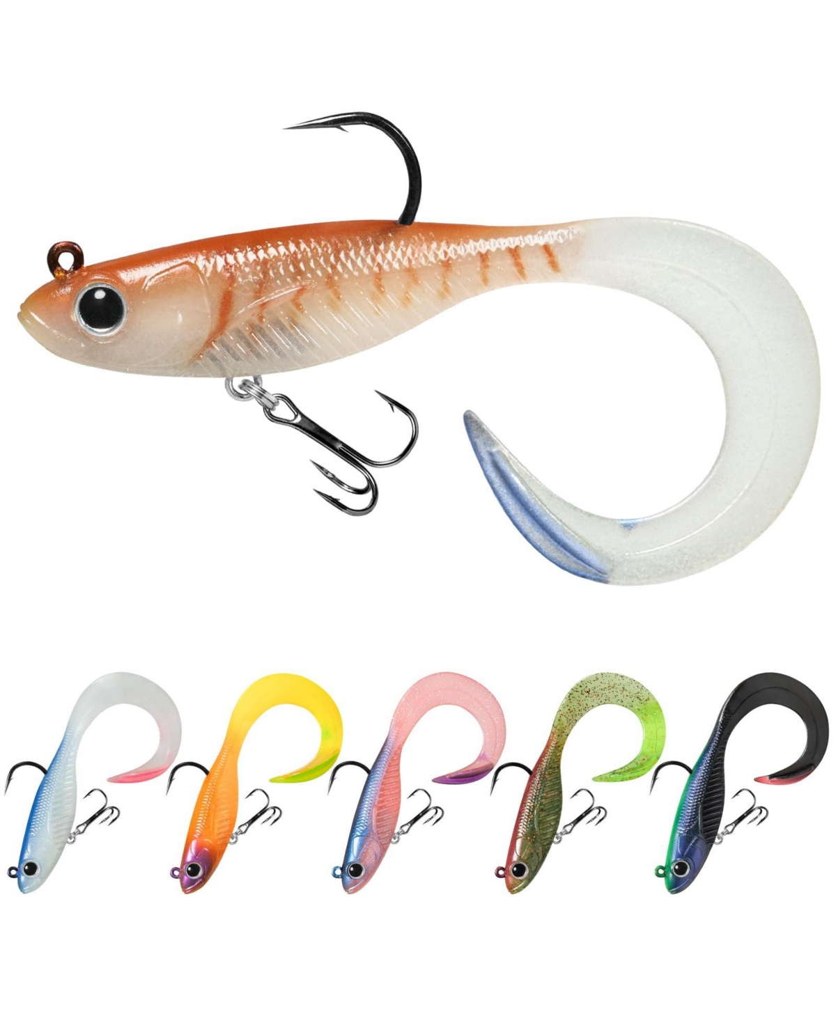 Click here for Gnuadz Easy Catch Pre-rigged Soft Tpe Swimbaits Ba... prices