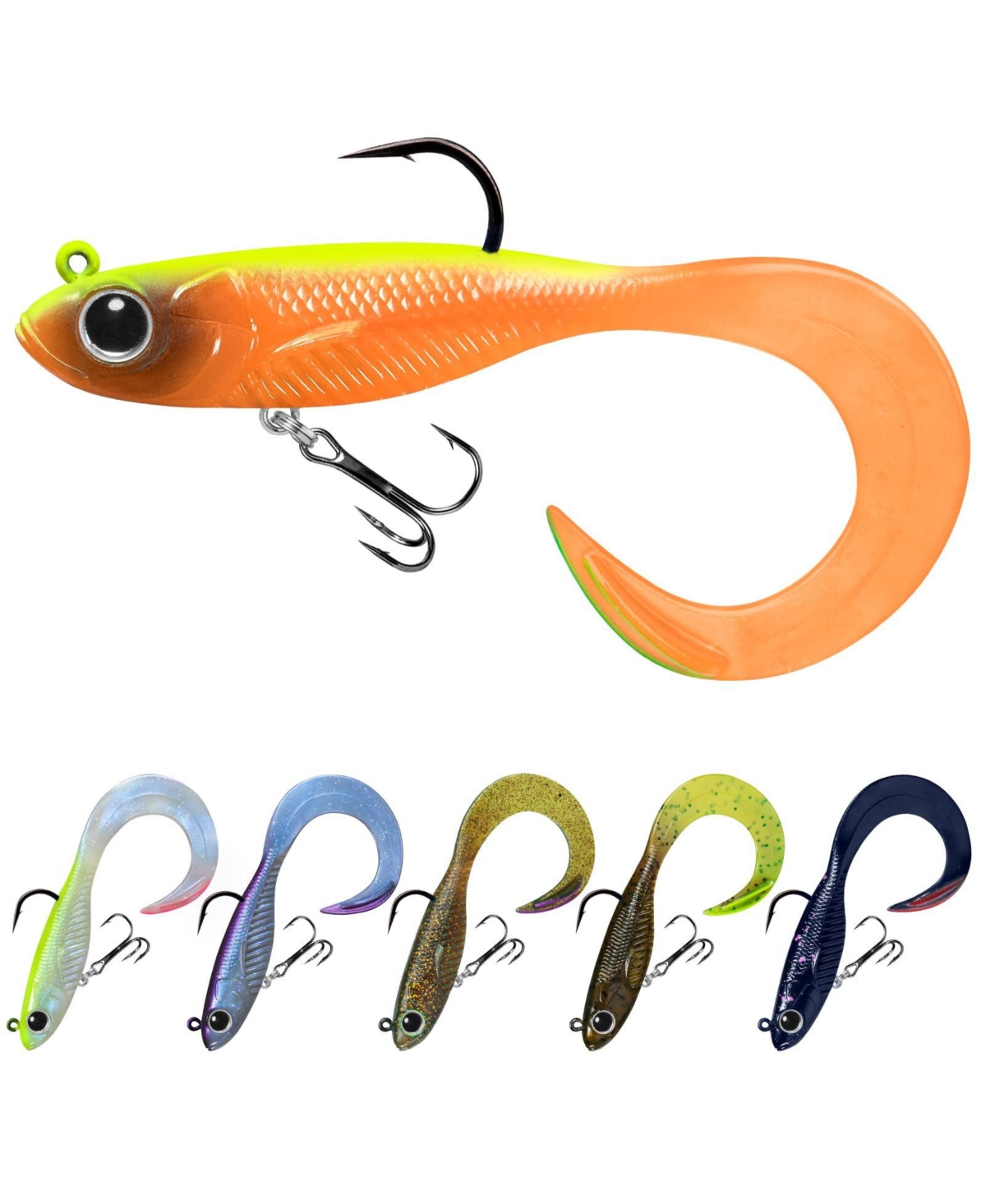 Click here for Gnuadz Easy Catch Pre-rigged Soft Tpe Swimbaits Ba... prices