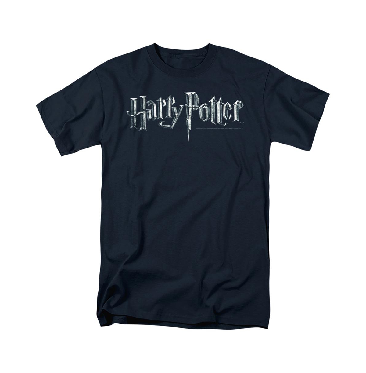 Click here for Harry Potter Mens Logo T-Shirt - Navy prices