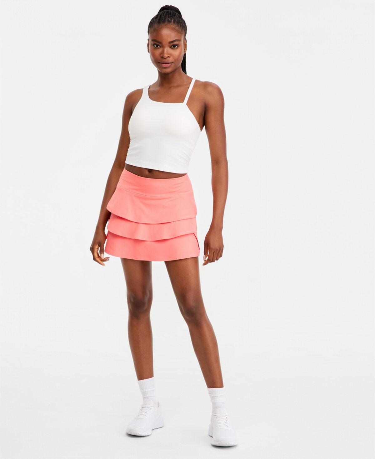 Click here for Id Ideology Womens Compression Flounce Skort  Macy... prices
