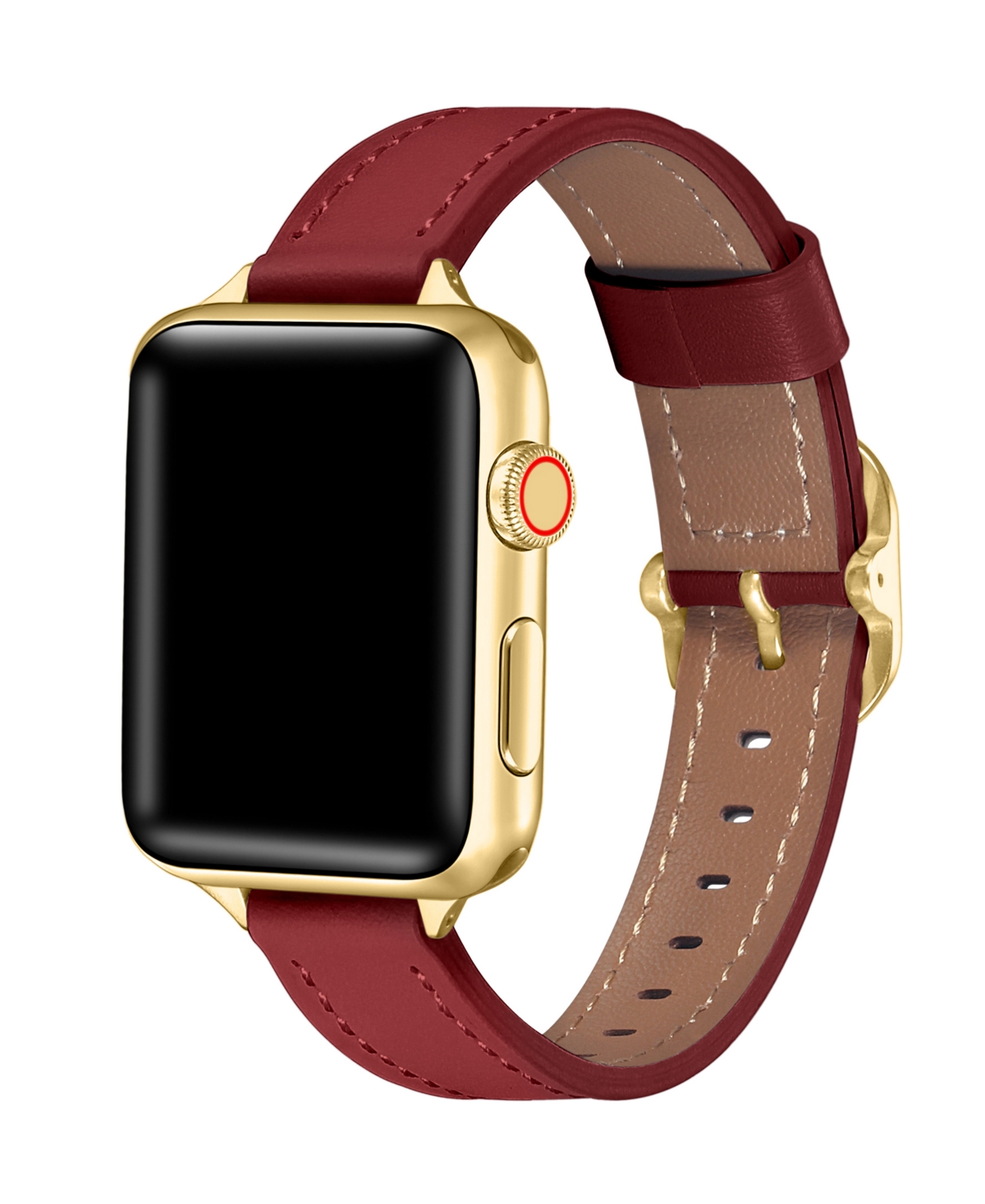 Click here for Posh Tech Carmen Leather Band for Apple Watch - Cr... prices