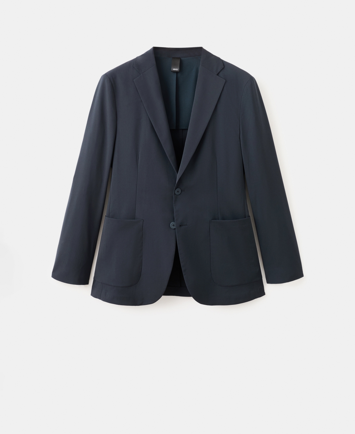 Click here for Mango Mens Technical Slim Fit Blazer - Navy prices