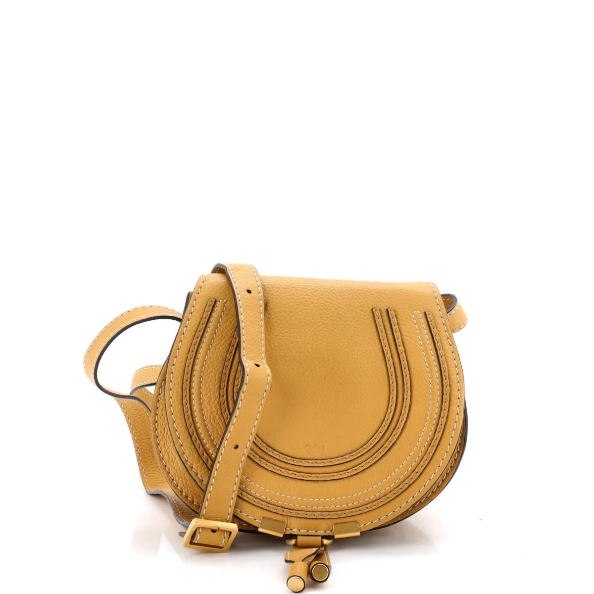 Click here for Pre-Owned Chloe Mini Marcie Crossbody Bag Leather... prices