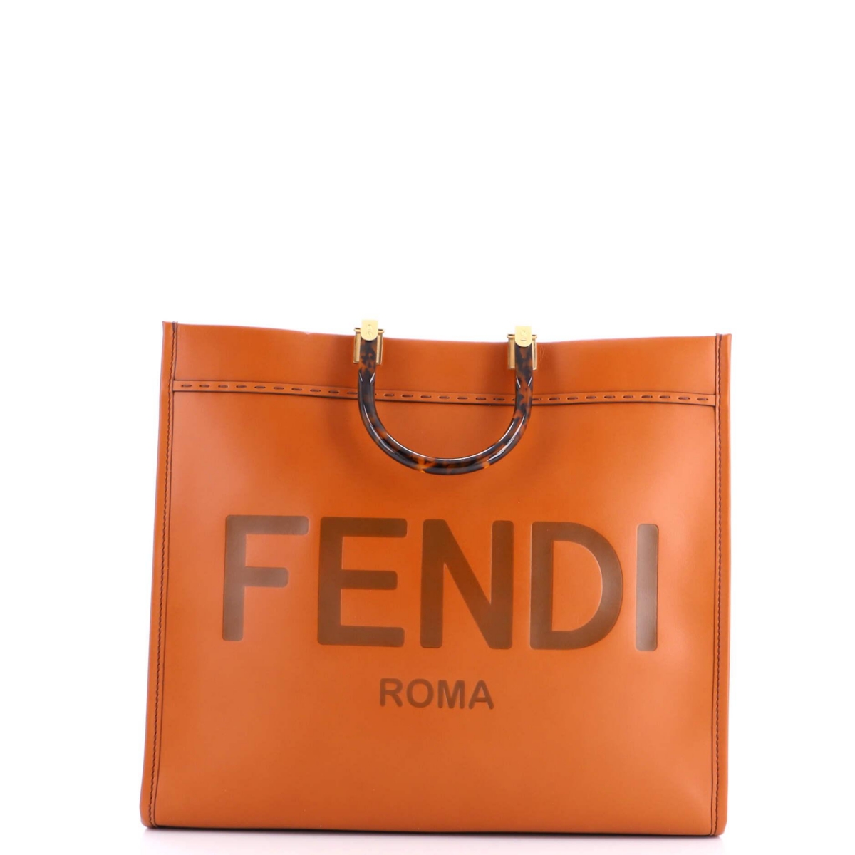 Click here for Pre-Owned Fendi Large Sunshine Shopper Tote Leathe... prices