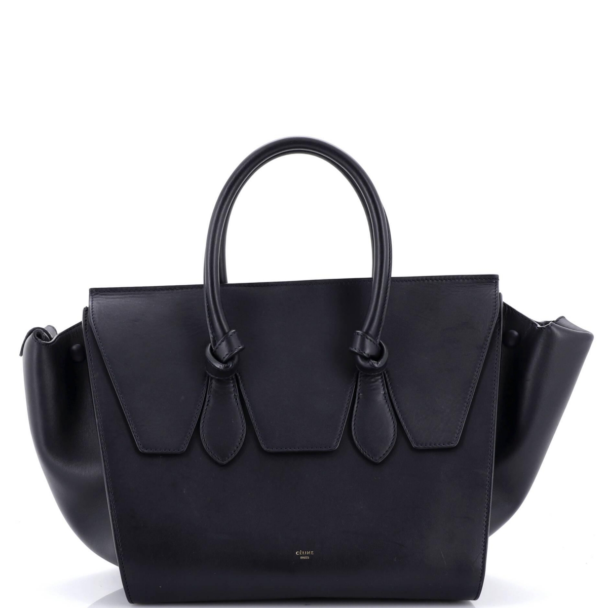 Click here for Pre-Owned Celine Small Tie Knot Tote Smooth Leathe... prices