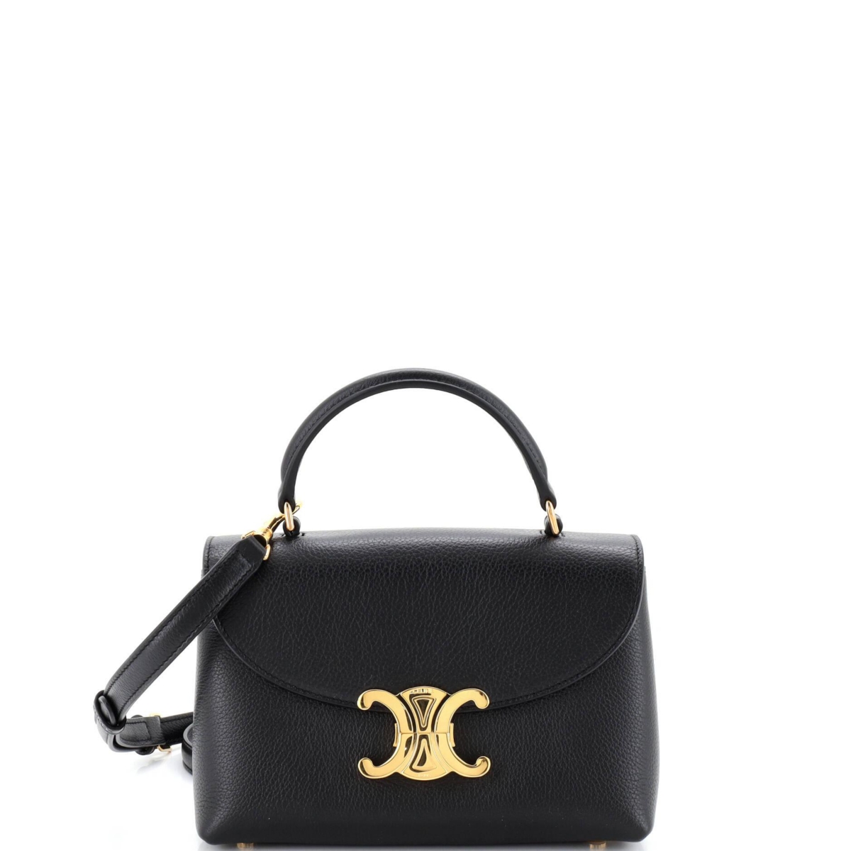 Click here for Pre-Owned Celine Teen Nino Top Handle Bag Leather... prices