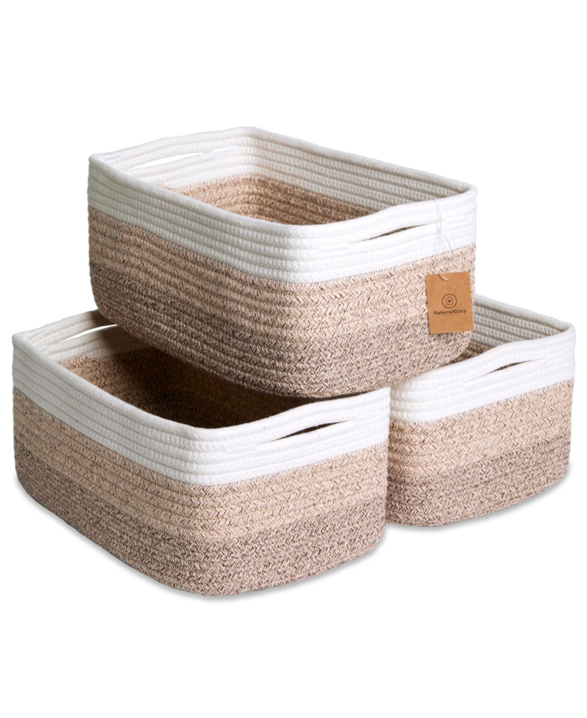 Click here for Gnuadz 3PC Cotton Rope Storage Baskets Shelves Org... prices