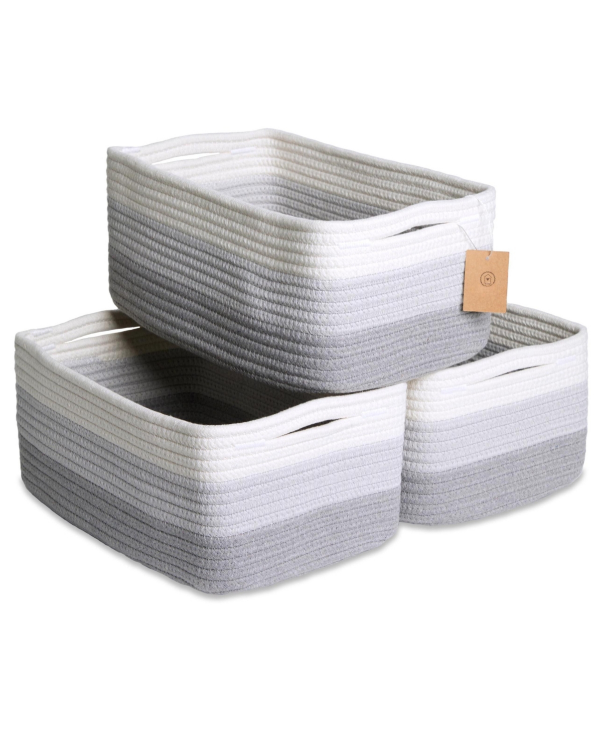 Click here for Gnuadz 3PC Cotton Rope Storage Baskets Shelves Org... prices