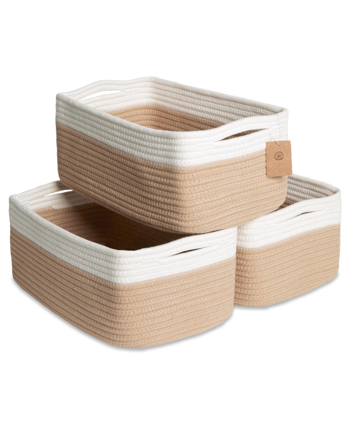 Click here for Gnuadz 3PC Cotton Rope Storage Baskets Shelves Org... prices